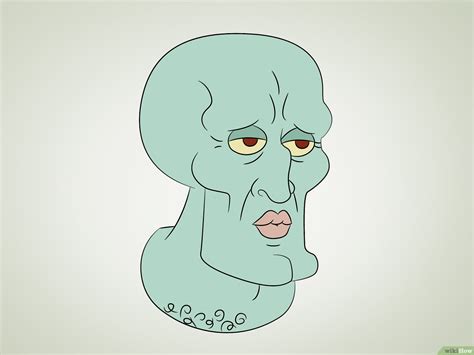 Draw Como Dibujar A Calamardo Paso A Paso 4 Bob Esponja