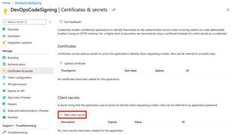 Code Signing With Azure Devops