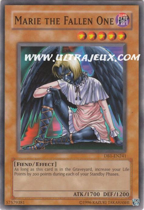 Carte Yu Gi Oh Marie The Fallen One Db1 En241