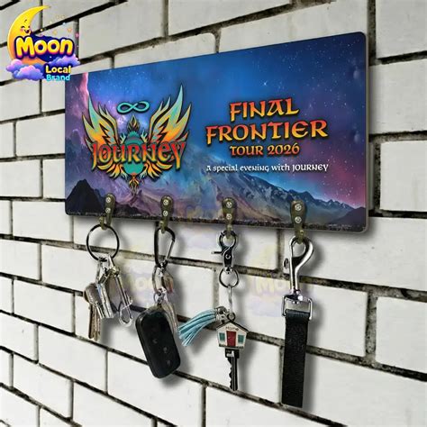 Journey Final Frontier Tour 2026 Personalized Wall Key Holder