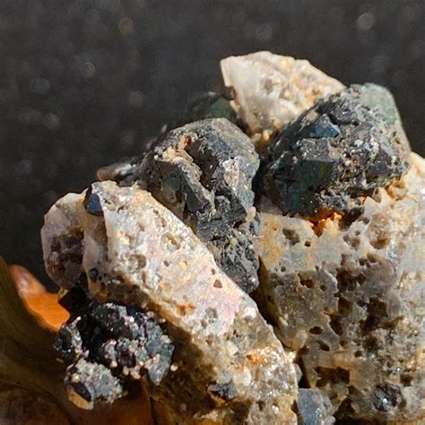 Rare Brookite Crystals In Quartz Moldavite Life