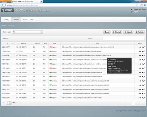 Snmp Network Simulator Verax Systems