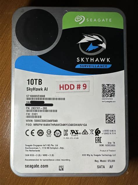 Seagate 10tb Skyhawk Ai Surveillance Hard Disk Computers And Tech Parts And Accessories Hard