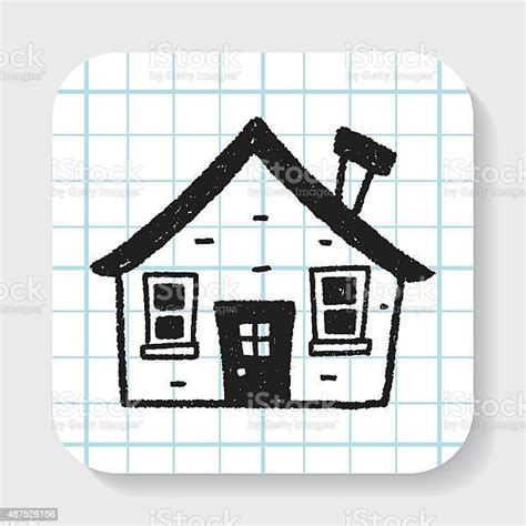 낙서 하우스 건설 산업에 대한 스톡 벡터 아트 및 기타 이미지 건설 산업 건축 그리기 Istock