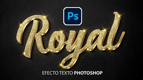 Letras De Lujo En Photoshop Letras Metálicas Tipografía Efectos De