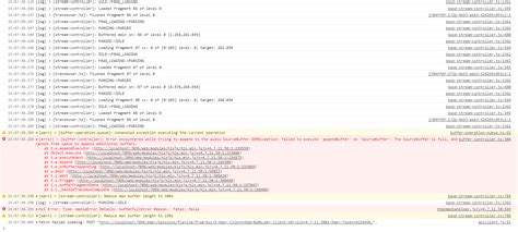 Audio Only Stream Running Into Bufferfullerror Cannot Recover · Issue 4067 · Video Devhlsjs
