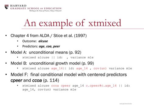Ppt Longitudinal Data Analysis In Stata Powerpoint Presentation Free Download Id2118985