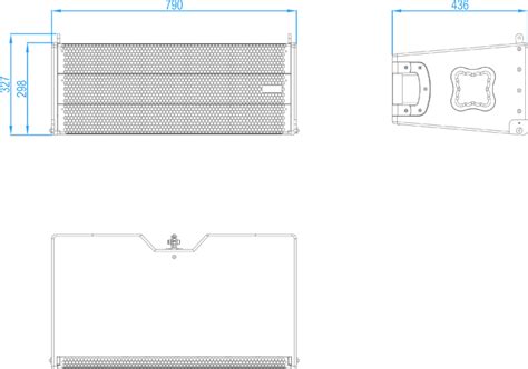 GXR LA210A Self Powered Two Way Line Array Lynx Pro Audio