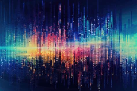 Premium Photo Glitch Effect Background