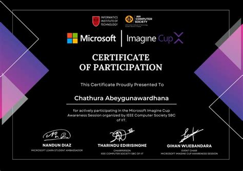 Chathura Abeygunawardhana On Linkedin Microsoft Imaginecup2024