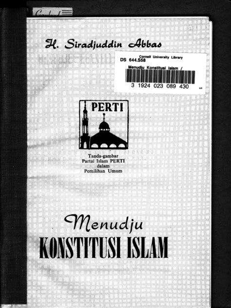 Sirajuddin Abbas Menuju Konstitusi Islam Pdf Politik