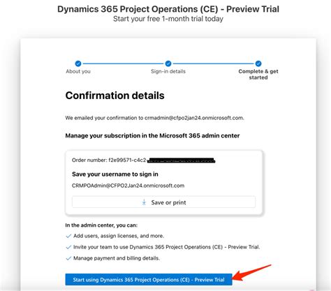 Starting A Project Operations Lite Trial Environment D365 Demystified