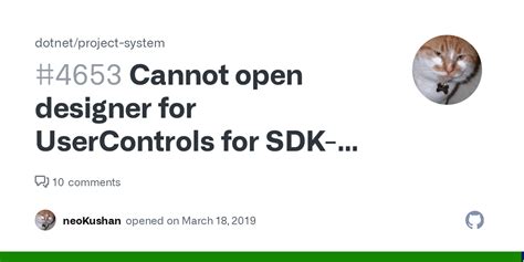 Cannot Open Designer For Usercontrols For Sdk Based Winforms Projects · Issue 4653 · Dotnet