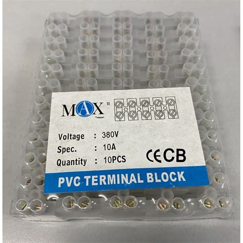 10a Pvc Connector Terminal Block 12 Position Barrier Wire Connector 10pc Pkt Shopee Malaysia