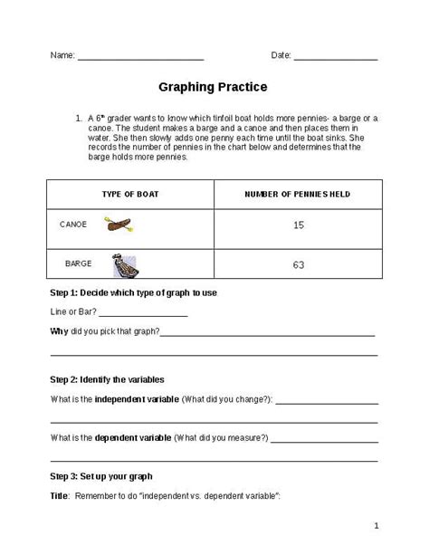 Graphing Practice By Science By Ms Robb Tpt