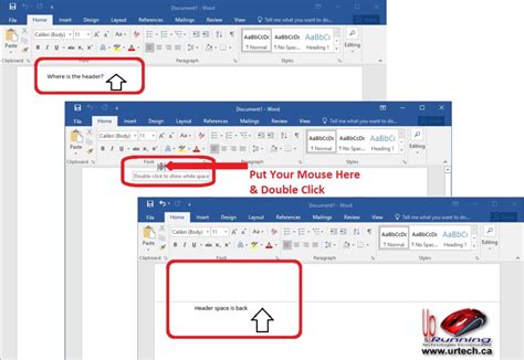 Solved Missing Header Or Footer In Word Up And Running Inc Tech How Tos