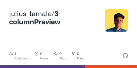 Github Julius Tamale3 Columnpreview