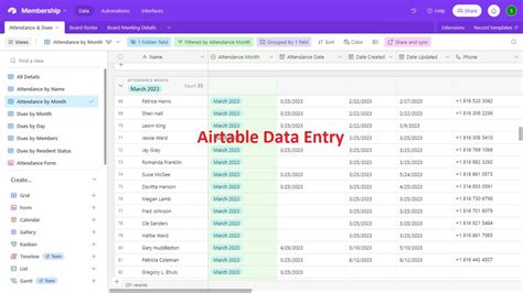 Airtable Data Entry Entered Data Into Airtable For Employe… Flickr