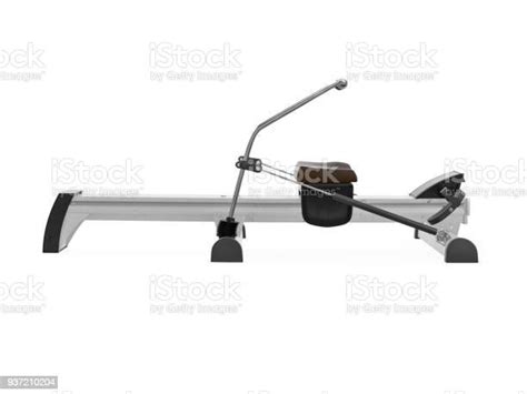 다기능 체육관 기계 흰색 배경에 고립 왼쪽된 보기 3d 렌더링 일러스트 레이 션입니다 3차원 형태에 대한 스톡 사진 및 기타 이미지 Istock