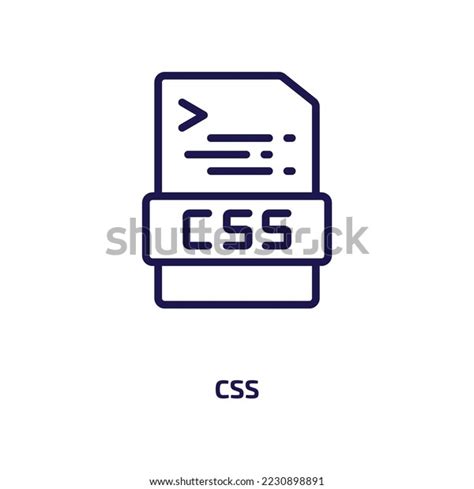 Css Icon Programming Collection Thin Linear Stock Vector Royalty Free 2230898891 Shutterstock