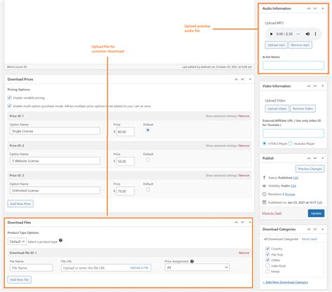 Upload Audio File Documentation Wpninjadevs
