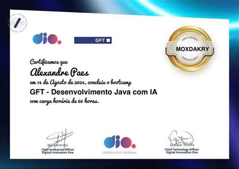 Gft Desenvolvimento Java Com Ia Alexandre Paes
