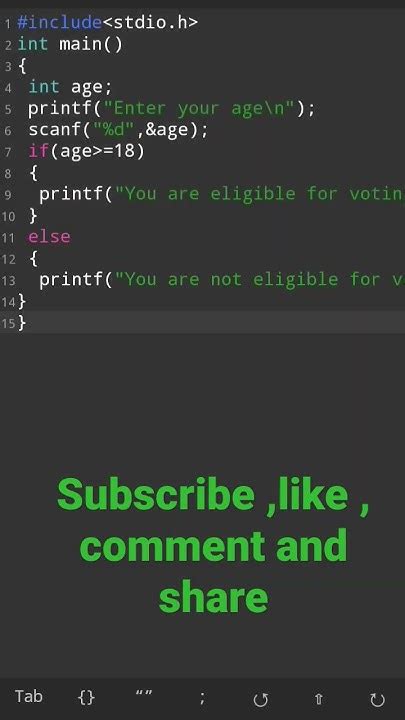 Voting Program In C Programming Youtube