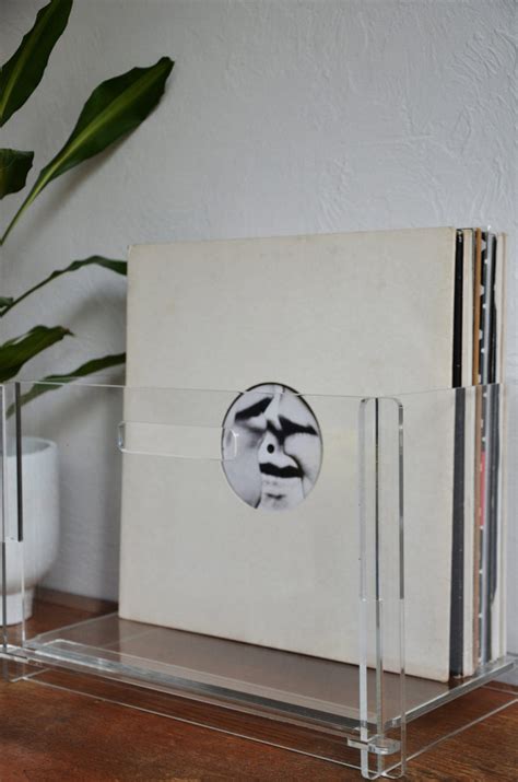 Vinyl Storage Box Display Record Organizer Plexiglass Vinyl Box Min Cilpastore