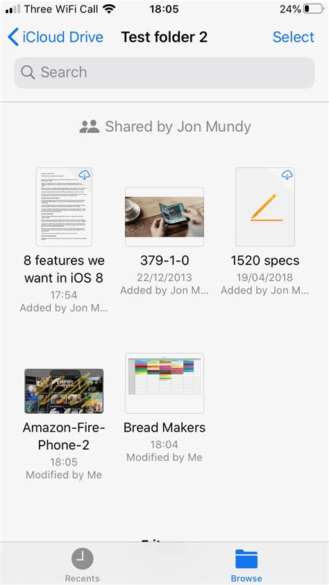 Set Up Multi User Folders In Files With ICloud Shared Folders TapSmart