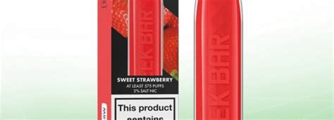 Sweet Strawberry Geek Bar Disposable Pod Kit By Geekvape Review