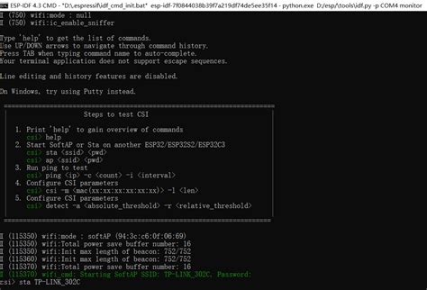 the esp32 cannot ping the router · issue 23 · espressif esp csi · github