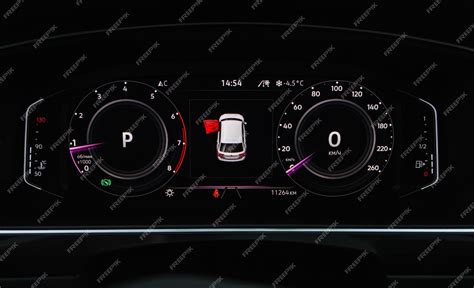 Premium Photo Color Detail Of An Error Message On A Car Dashboard