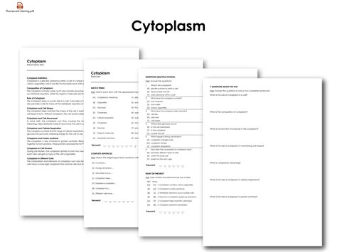 Cytoplasm Made By Teachers