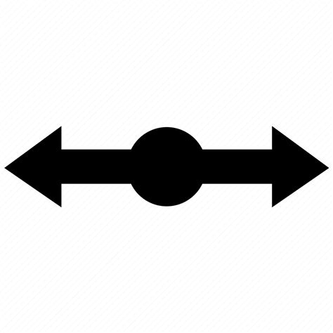 Cursor Horizontal Pointer Scroll Arrow Direction Map Icon