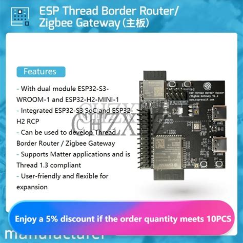 Esp Rosca Border Router Zigbee Gateway Development Board Bluetooth 5 Le