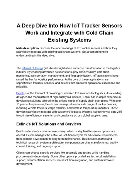 a deep dive into how iot tracker sensors work and integrate with cold chain existing systems 1