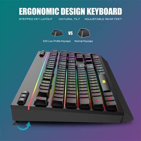 K20 Wireless Rgb Keyboard And Mouse Combo Black Redthunder Official Website
