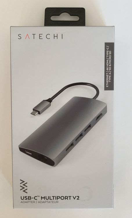 Satechi Usb C Multiport V2 Hz Adapter Sd Hdmi Ethernet Kaufen Auf Ricardo