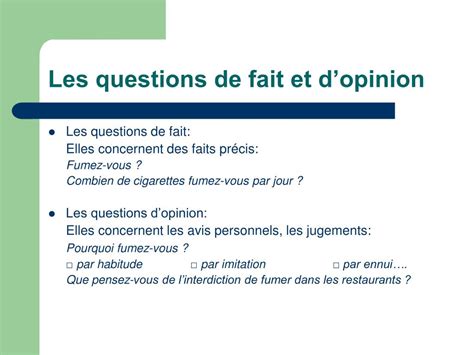 PPT LA TECHNIQUE DE L ENQUETE PAR QUESTIONNAIRE PowerPoint Presentation ID
