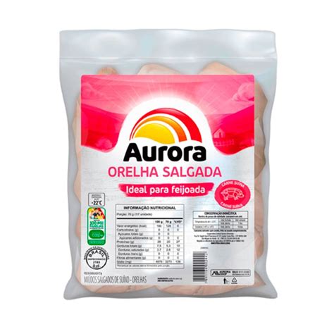 Orelha Suína Aurora Salgada Gbarbosa