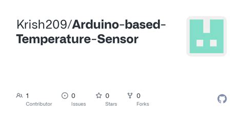 github krish209 arduino based temperature sensor