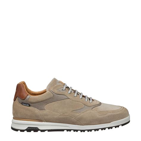 Van Lier Ravello Suède Sneakers Taupe Wehkamp