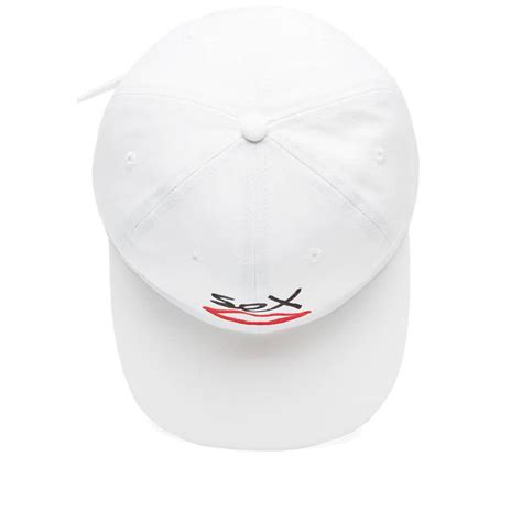 Sex Skateboards Logo 6 Panel Cap White End Kr