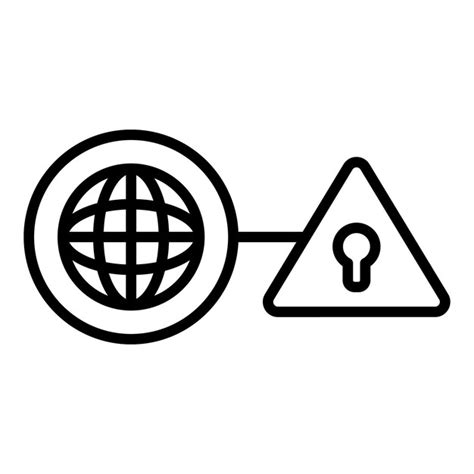 Premium Vector Web Global Firewall Icon Outline Web Global Firewall Vector Icon For Web Design