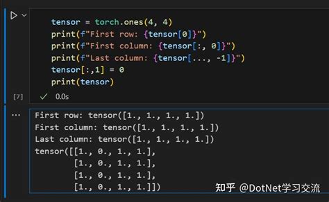 Pytorch入门—tensors张量的学习 知乎