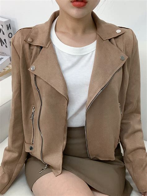 루미에르 당일출고백화점입고2color 셀럽 스웨이드 라이더자켓스웨이드자켓 숏자켓 흑청자켓 데님자켓 크롭자켓 트렌치자켓 울자켓 트위드자켓 벨트자켓 코듀로이자켓 자켓