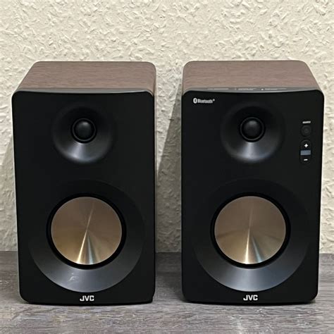 Pre Owned Jvc Bluetooth Bookshelf Speakers Xs D629bm With Remote Own4less