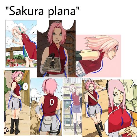 Sakura No Es Plana Kishimoto Imagenes De Sasuke Sakura Arte De Anime