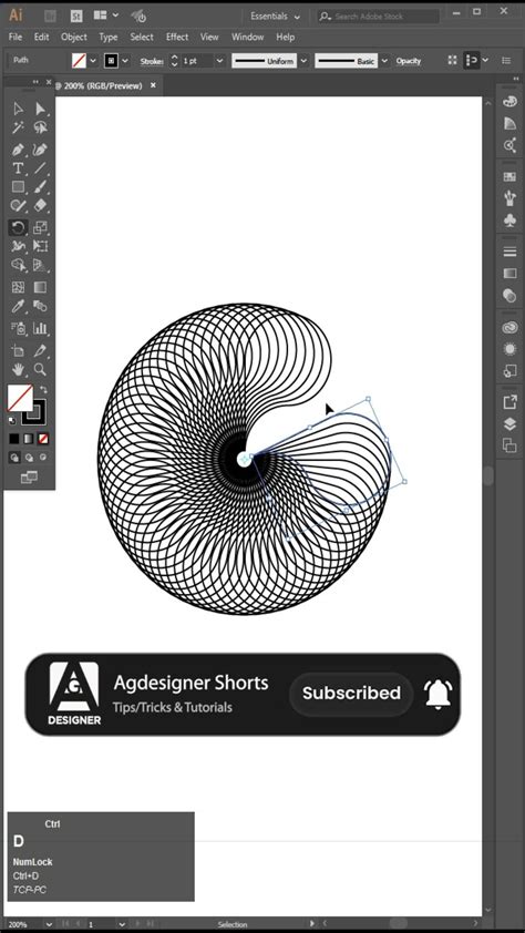 How To Design Zig Zag Spiral In Illustrator Artofit