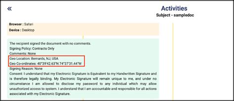 MSB Can Capture Geographical Coordinates Of The Signer MSB Docs Secure E Signature